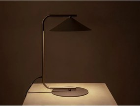 Hnědá kovová stolní lampa (výška 42 cm) Nocte – Micadoni