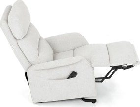 Polohovací křeslo béžové, elektrické TV-L8960 CRM2