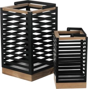 Set dvou luceren černý JS464 (2 ks)