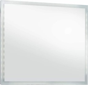Koupelnové nástěnné zrcadlo s LED osvětlením 60 x 50 cm 144726