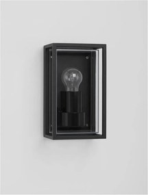 NV 9492760 Venkovní nástěnné svítidlo REGINA antracitový hliník čirý a matný akryl E27 1x12W 220-240V bez žárovky IP65 - NOVA LUCE