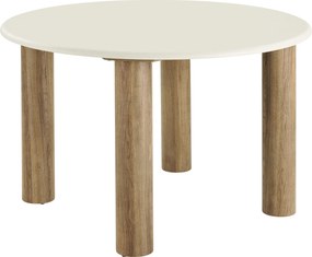 House Nordic Jídelní set FONDI AND DOVER Písková/Hnědá 120×120 cm 7778023-S