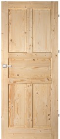 Verona Interiérové dveře 70 P, 750 × 1985 mm, masivní dřevo, pravé, smrk, plné