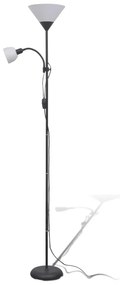 Stojací lampa černá 242733