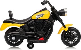 Elektrická motorka STAR žlutá