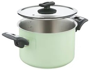 KOLIMAX - české nerezové nádobí Hrnec s poklicí KOLIMAX COMFORT GREEN 18 cm, 3,0 l