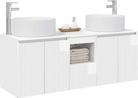 Sada koupelnových skříněk 3 ks Bílá s vysokým leskem 3405741