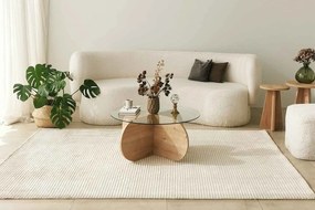 Designový konferenční stolek Jameela 75 cm vzor safírový dub