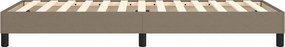 Rám postele s boxspringem taupe 100 x 200 cm textil 3120496