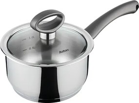 Aston Nerezový rendlík 16 cm / 1,5l - STEEL s poklicí