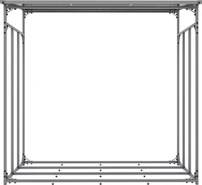 Přístřešek na palivové dřevo + ochranná plachta Ruston Aluminium XL – antracitová