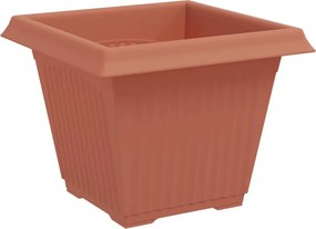 Květináče 6 ks Cihlově červená Plast 3403295
