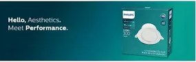 Philips Diamond bílá / Podhledové LED svítidlo / 1x3,5W / 315lm / 4000