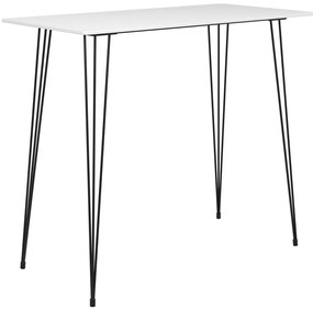 vidaXL Marketos Barový stůl bílý 120x60x105 cm