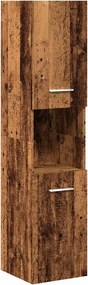 4dílná koupelnová sestava old wood kompozitní dřevo 3328599