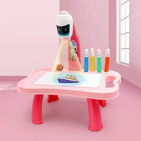 Projektor na kreslení, stůl, fixy, robot 12mr