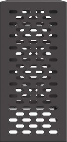 vidaXL Ochrana klimatizace Černá 110 x 50 x 105 cm