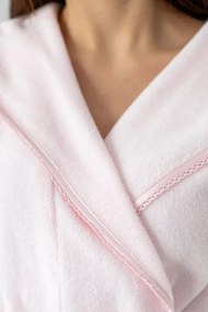 Dámský luxusní župan DURU s kapucí L Růžová