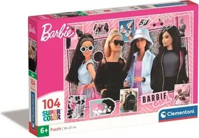 Clementoni PUZZLE Barbie / 104 dílků / od 6 let