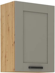 STL 50 cm skříňka horní jednodveřová LUNA Barevné provedení LUNA: Bílá / Prachově šedá