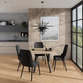 ADRK Furniture Sada stůl s židlemi RODOS 83 SE-ROD-83-S