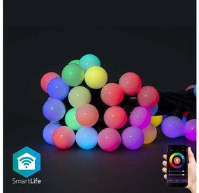 SmartLife Dekorativní LED Party Lights Wi-Fi RGB 48 LED's 10.8 m Android™ / IOS (WIFILP02C48) WIFILP02C48