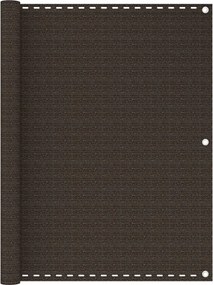 vidaXL Balkónová zástěna 120 x 600 cm HDPE [310859] Barva: Černá