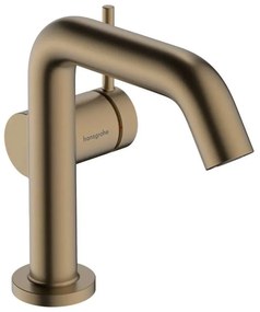 Hansgrohe Tecturis S - Umyvadlová baterie s výpustí Push-Open, CoolStart, EcoSmart, kartáčovaný bronz 73322140