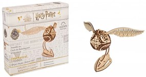 Ugears 3D dřevěné mechanické puzzle Zlatonka, Harry Potter