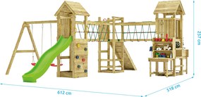 Marimex | Dětské hřiště Marimex Play Basic 012 + zelená skluzavka | 11640639