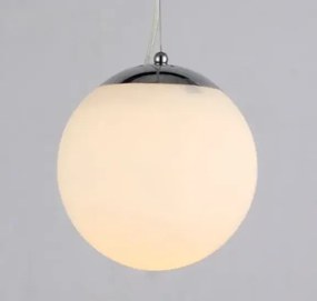 Kovový lustr bílé Ball 20