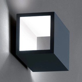 Nástěnné svítidlo ICONE Cubò LED, 10 W, titan/bílá