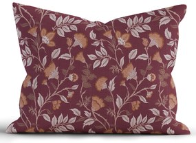 MK Lůžkoviny Bavlněný povlak na polštář Renforcé 70 x 90 cm - Rebeka vínová
