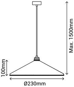 Bílé závěsné svítidlo SULION Elena, výška 150 cm