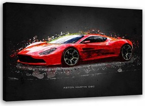 Obraz Canvas auto Červený Aston Martin 90x60