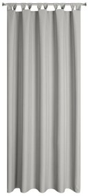 Nepromokavý stříbrný závěs na terasu GARDEN 155x240 cm