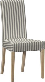 Potah na židli IKEA  Harry, krátký barva šedá látka vzorované