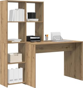 Stůl Artisanový dub 138,5 x 55 x 143 cm Kompozitní dřevo 3337256