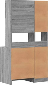 Kuchyňská skříňka šedá sonoma 95 x 50 x 180 cm kompozitní dřevo 3276537