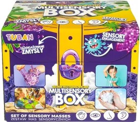 Multisenzorický box / Senzorická sada / Sliz, písek, umělý sníh / od 6