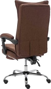 Kancelářská židle hnědá textil 20368