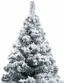 Umělý vánoční stromek zasněžený zelený 150 cm PVC 320963