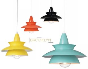 ACA DECOR Závěsné stropní svítidlo BROOKLYN max. 60W/E27/230V/IP20, žluté