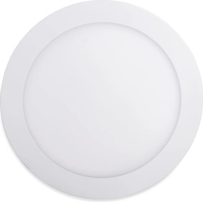 LED Solution Bílý vestavný LED panel kulatý 300mm 24W Barva světla: Studená bílá 102704