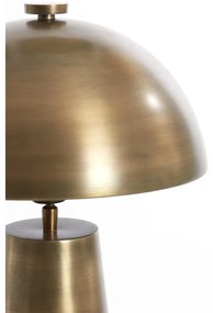 Stolní lampa v bronzové barvě s kovovým stínidlem (výška 52 cm) Dita – Light &amp; Living