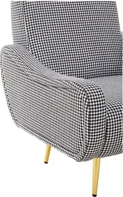 Černobílé křeslo Holli – Premier Housewares
