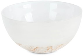 SKLENĚNÁ MISKA LIMITED COLLECTION LUNA 25X15 CM BÍLÁ