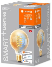 LEDVANCE SMART+ WiFi E27 8W LED G80 zlatá 822-850