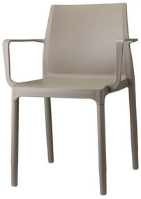 SCAB - Židle CHLOÉ TREND MON AMOUR s područkami - béžová