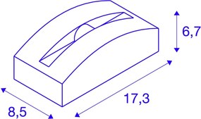 LA 1003519 OUT-BEAM FRAME CW venkovní LED nástěnné a stropní přisazené svítidlo bílé 3000 K - BIG WHITE (SLV)
